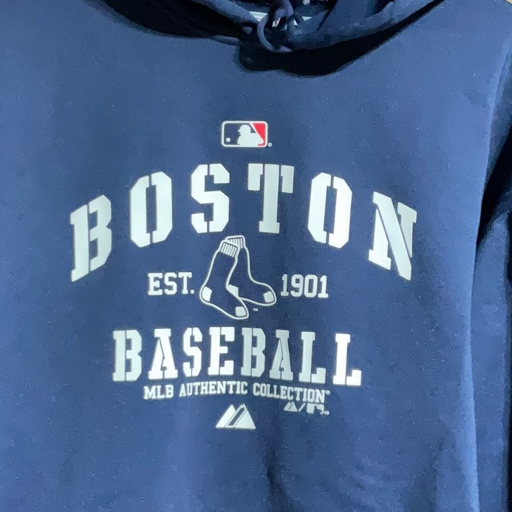 Majestic "Boston Est Red Sox 1901 Baseball Mlb Authen… - Gem